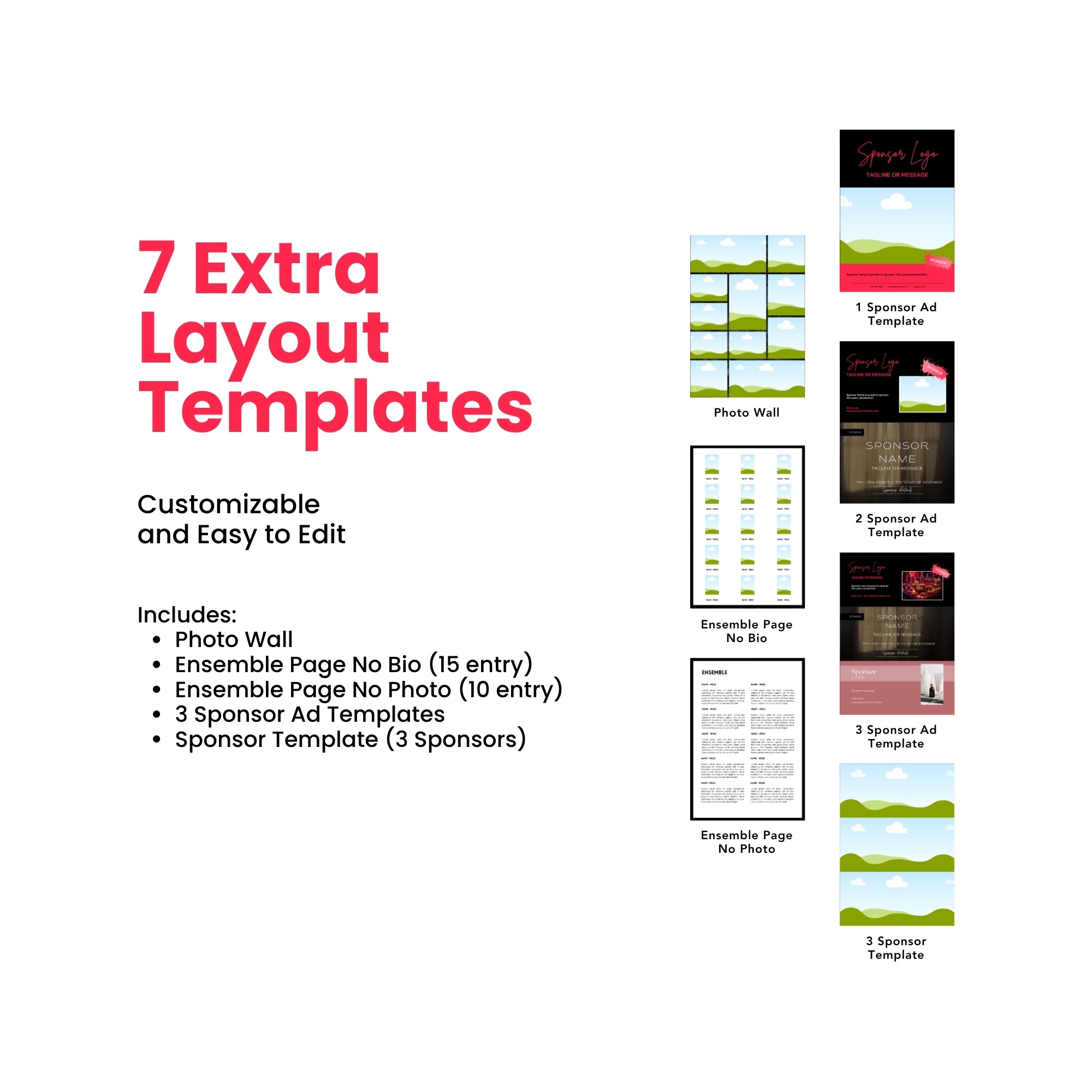 The Standard Program Canva Template - A4 – Encore Templates