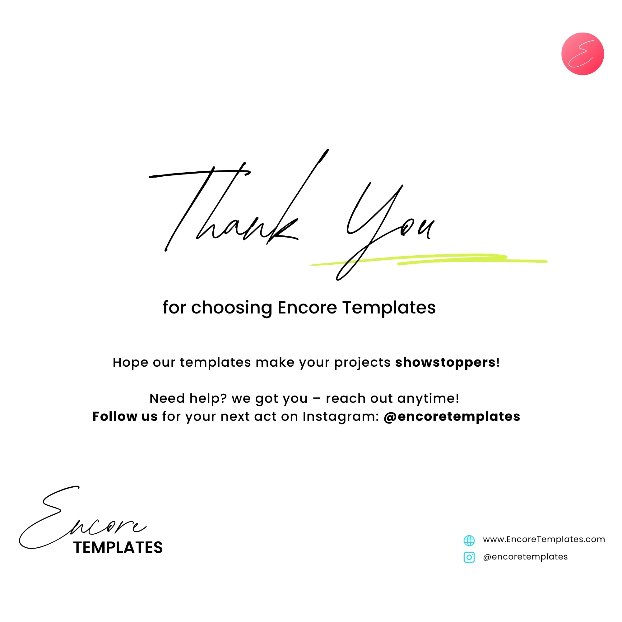 The Standard Program Canva Template - A4 – Encore Templates